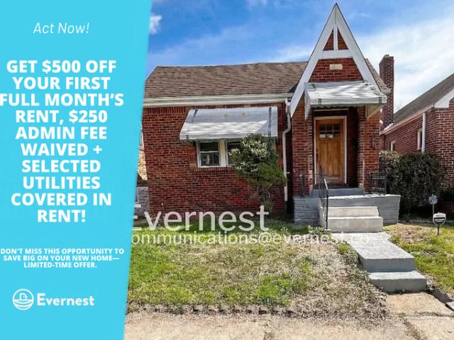 3 Bedroom Home for Rent at 5932 Floy Ave, St. Louis, MO 63147 North Pointe