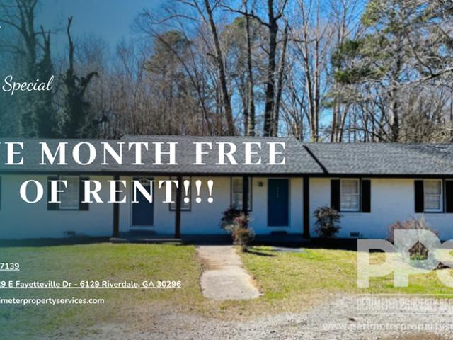 3 Bedroom Home for Rent at 6127 E Fayetteville Dr #6129, Riverdale, GA 30296