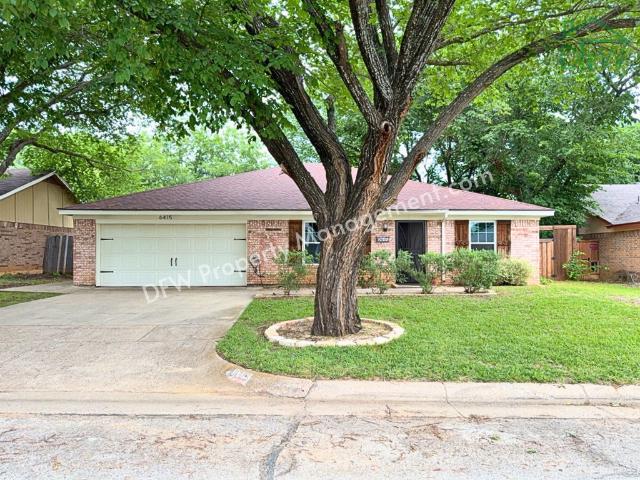 3 Bedroom Home for Rent at 6415 Elm Springs Dr, Arlington, TX 76001