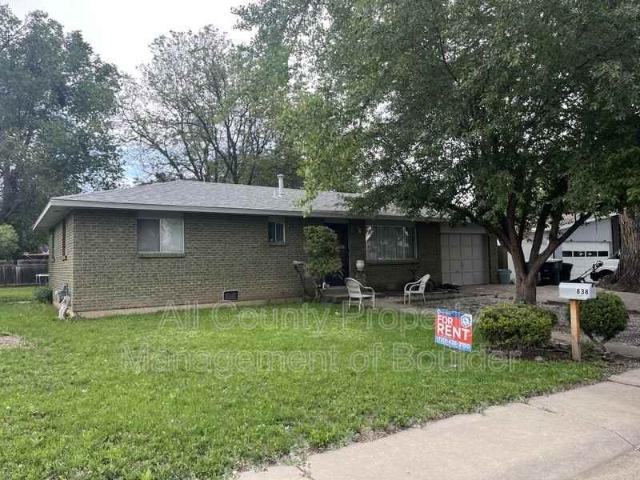 3 Bedroom Home for Rent at 838 Mount Evans St, Longmont, CO 80504