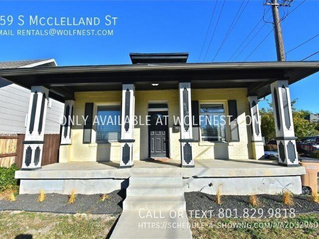 3 Bedroom Home for Rent at 859 S Mcclelland St, Salt Lake City, UT 84102 East Central