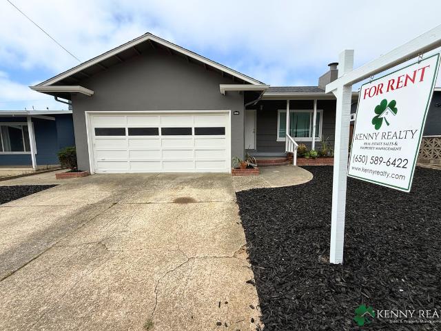 3 Bedroom Home for Rent at 1225 Douglas Way, South San Francisco, CA 94080 Sunshine Gardens