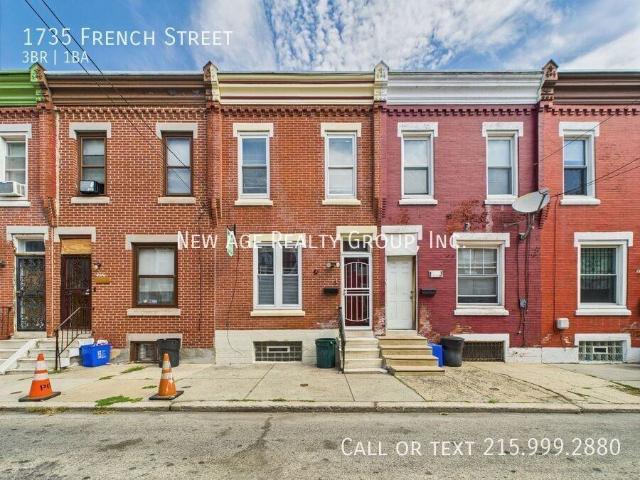 3 Bedroom Home for Rent at 1735 French Street, Philadelphia, PA 19121 North Philadelphia West
