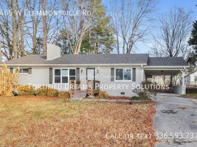 3 Bedroom Home for Rent at 2465 W Clemmonsville Rd, Winston Salem, NC 27127