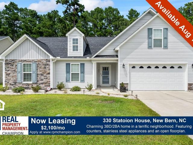 3 Bedroom Home for Rent at 330 Station House Rd, New Bern, NC 28562