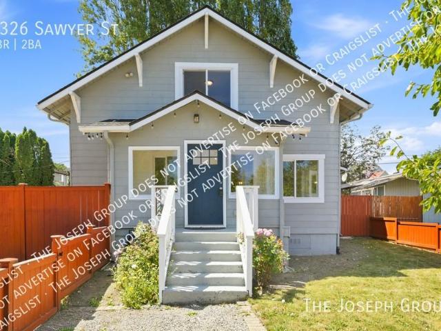 3 Bedroom Home for Rent at 3326 Sawyer St, Tacoma, WA 98418 South End