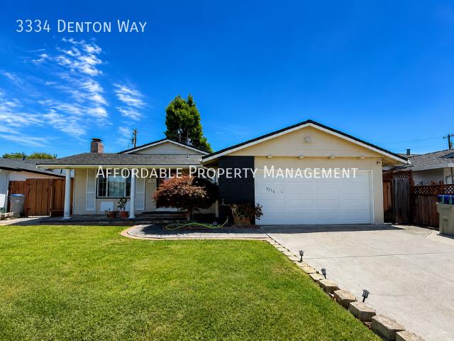3 Bedroom Home for Rent at 3334 Denton Way, San Jose, CA 95121 Kettman Pomeroy