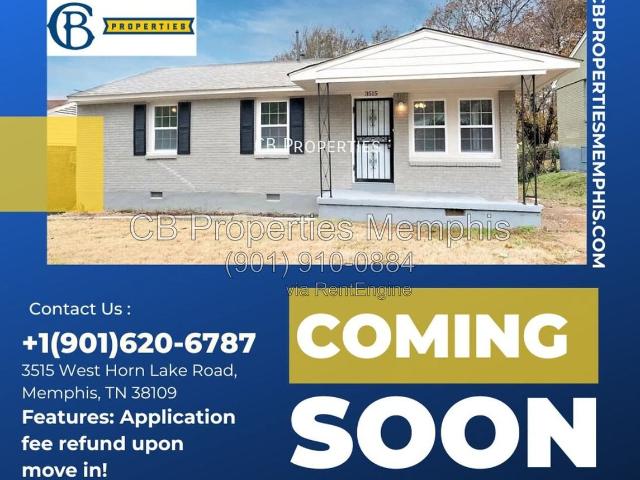 3 Bedroom Home for Rent at 3515 W Horn Lake Rd, Memphis, TN 38109 Ford Road