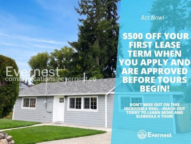 3 Bedroom Home for Rent at 3930 Ne 6th Pl, Renton, WA 98056 President Park