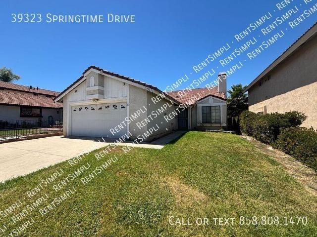 3 Bedroom Home for Rent at 39323 Springtime Dr, Temecula, CA 92591