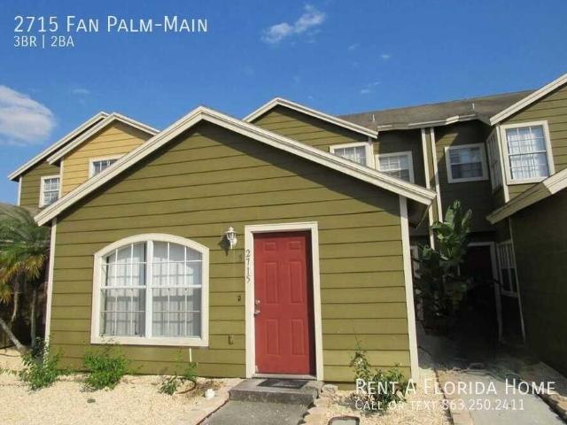 3 Bedroom Home for Rent at FAN PALM MAIN &, Lakeland, FL 33897 Highlands Reserve