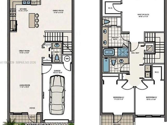 3 bedroom luxury Townhouse for rent in Miami, United States
