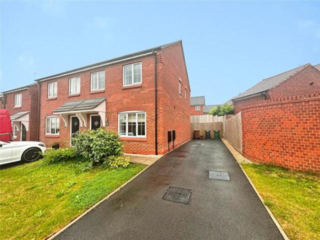 3 Bedroom Semi Detached House To Rent In Holden Drive, Midway, Swadlincote, Derbyshire, DE11
