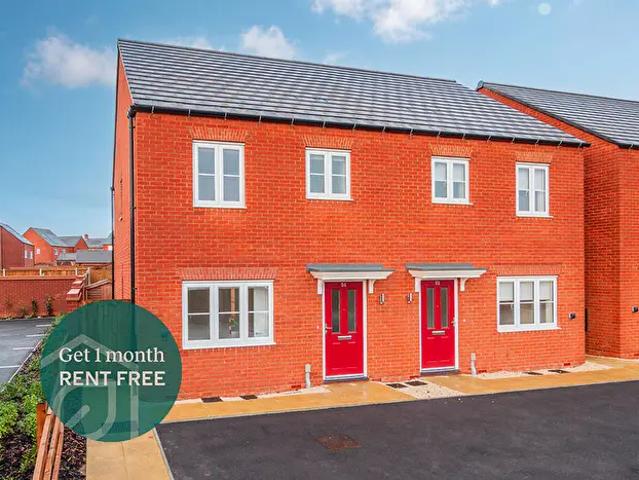 3 Bedroom Semi Detached House To Rent In Leaf Living At Western Gate, Northampton,, Northamptonshire, NN7