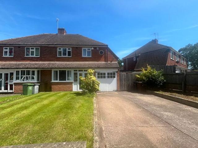 3 Bedroom Semi Detached House To Rent In Willow Road, Solihull, West Midlands, B91