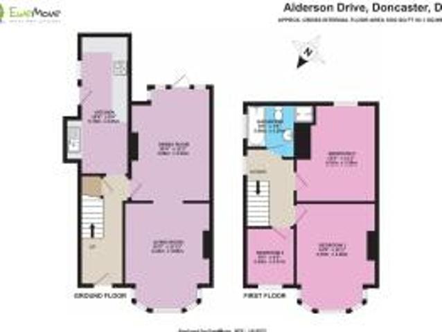 3 bedroom semi detached house for sale in Alderson Drive, Doncaster, South Yorkshire, DN2