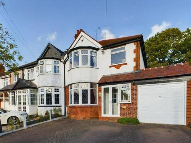 3 Bedroom Semi detached House For Sale In Birmingham, West Midlands