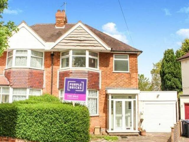 3 Bedroom Semi detached House For Sale In Birmingham