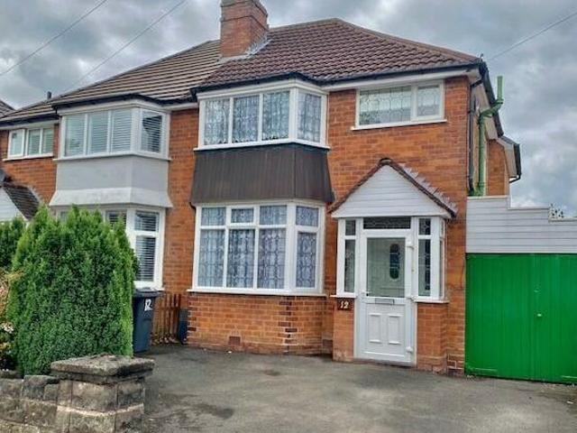 3 Bedroom Semi detached House For Sale In Birmingham
