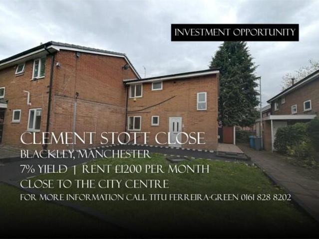 3 bedroom semi detached house for sale in Clement Stott Close, Blackley, Manchester, M9