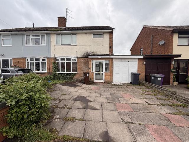3 bedroom semi detached house for sale in Farmbrook Avenue, Fordhouses, Wolverhampton, WV10