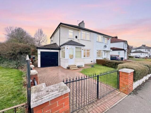 3 bedroom semi detached house for sale in Robslee Road, Thornliebank, Glasgow, G46