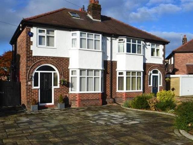 3 bedroom semidetached house for sale in Chester Road STOCKTON HEATH Warrington WA4