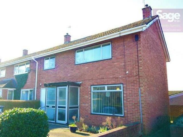 3 bedroom semidetached house for sale in St Donats Close Llanyravon Cwmbran NP44
