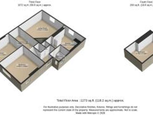 3 bedroom penthouse for rent in Flat 3 Longville, Pittville Circus Road, Cheltenham, GL52