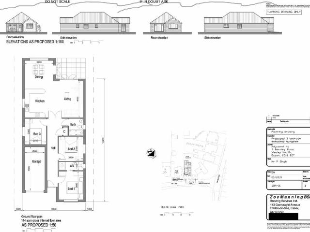 3 bedroom property with land for sale