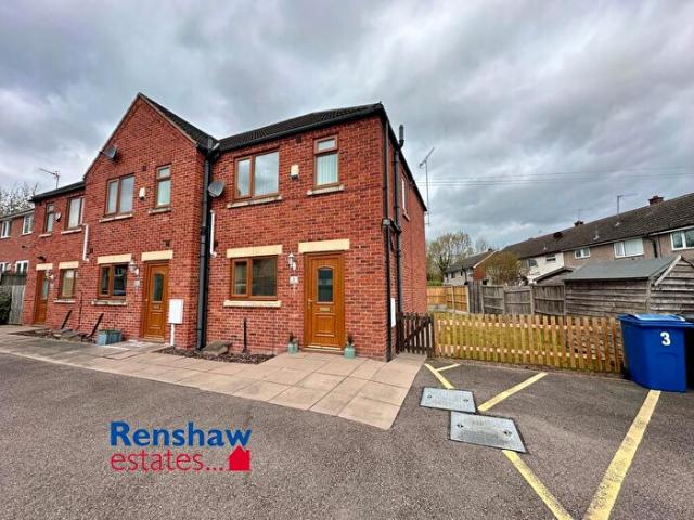 3 Bedroom Town House To Rent In Toad Hole Close, Kirk Hallam, Ilkeston, DE7