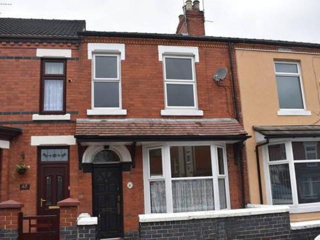 3 bedroom terraced house for rent in Derrington Avenue Crewe CW2 7JB CW2