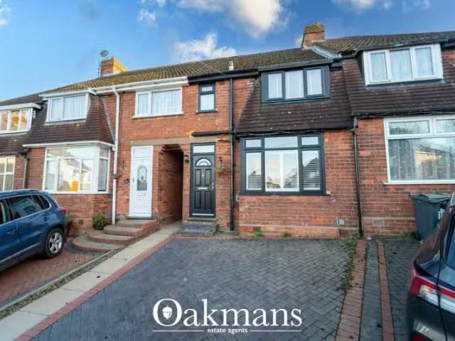 3 bedroom terraced house for rent in Ditton Grove, Birmingham.
