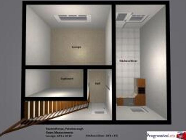 3 bedroom terraced house for rent in White Cross, Ravensthorpe, Peterborough, PE3 7LP, PE3