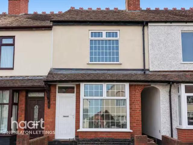 3 bedroom terraced house for rent in Tomkinson Road, Nuneaton.