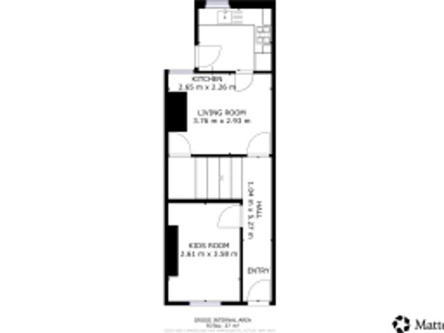 3 bedroom terraced house for sale in Cross Street, Doncaster, DN4