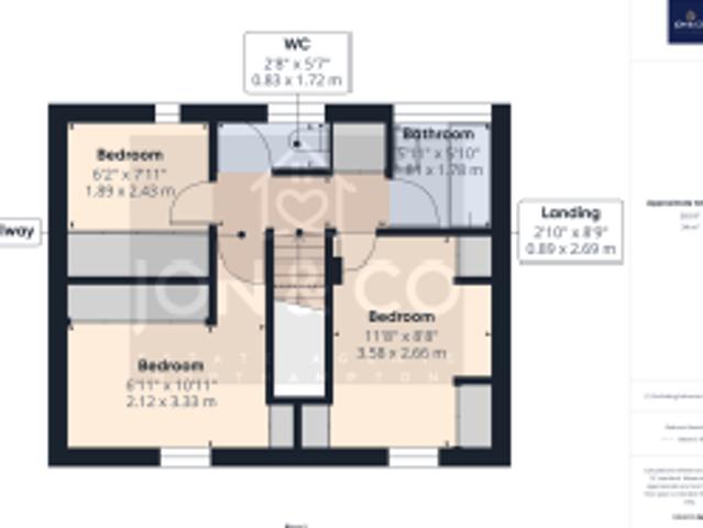 3 bedroom terraced house for sale in Appleby Walk | Lake View | NN3