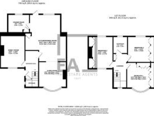 3 bedroom terraced house for sale in Delapre Crescent Road, Northampton, NN4
