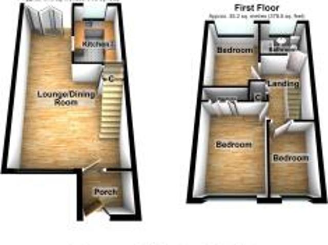 3 bedroom terraced house for sale in Higham Close, Tovil, Kent, ME15