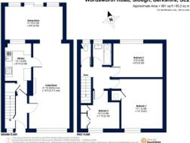 3 bedroom terraced house for sale in Wordsworth Road, Slough, Berkshire, SL2