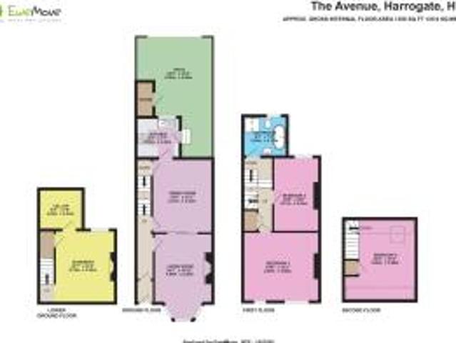 3 bedroom terraced house for sale in The Avenue, Harrogate HG1 4QG, HG1
