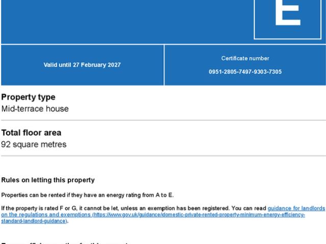 3 bedroom terraced house to rent