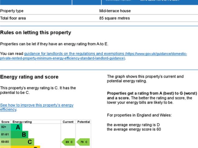 3 bedroom terraced house to rent