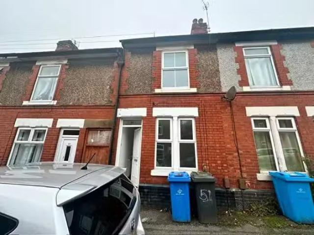 3 Bedroom Terraced House To Rent In Percy Street, Derby, Derby.