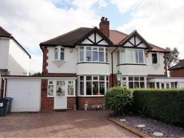 3 Bedrooms Semi detached house for sale in Clarendon Road, Sutton Coldfield B75