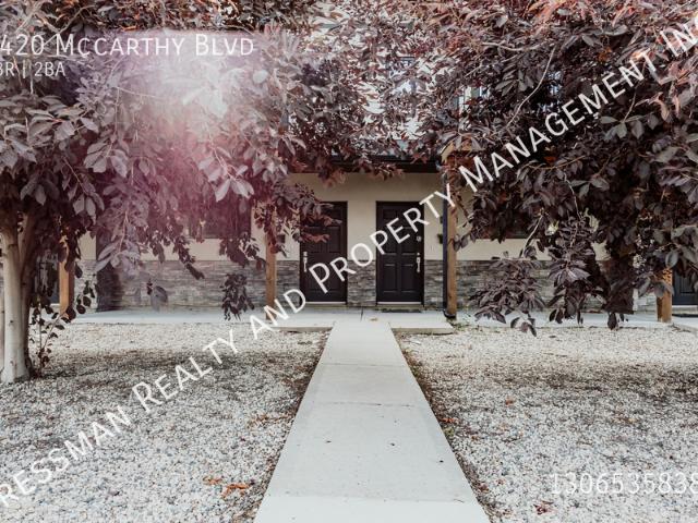 3 bedrooms, 1.5 baths, double car garage