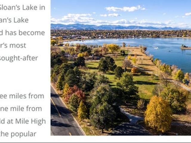 3 Blocks from Sloan’s Lake