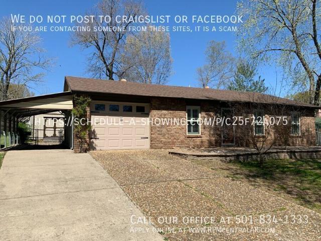 3 BR, 1.5 BA Apartment 3 Creekridge Circle, Sherwood, AR 72120