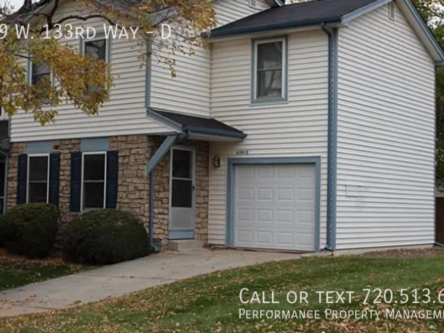 3 BR, 1.5 BA Apartment 1099 W. 133rd Way, Westminster, CO 80234
