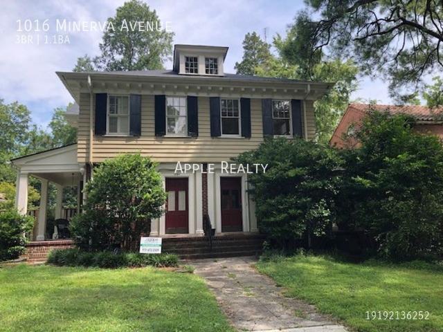 3 BR, 1.5 BA Apartment 1016 Minerva Avenue, Durham, NC 27701
